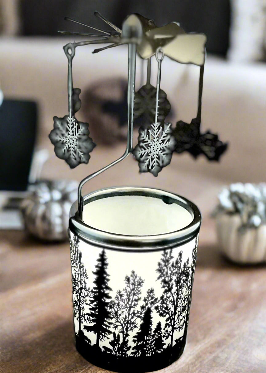 CANDLE CAROUSELS - Heat from flame makes it spin — Green Papaya